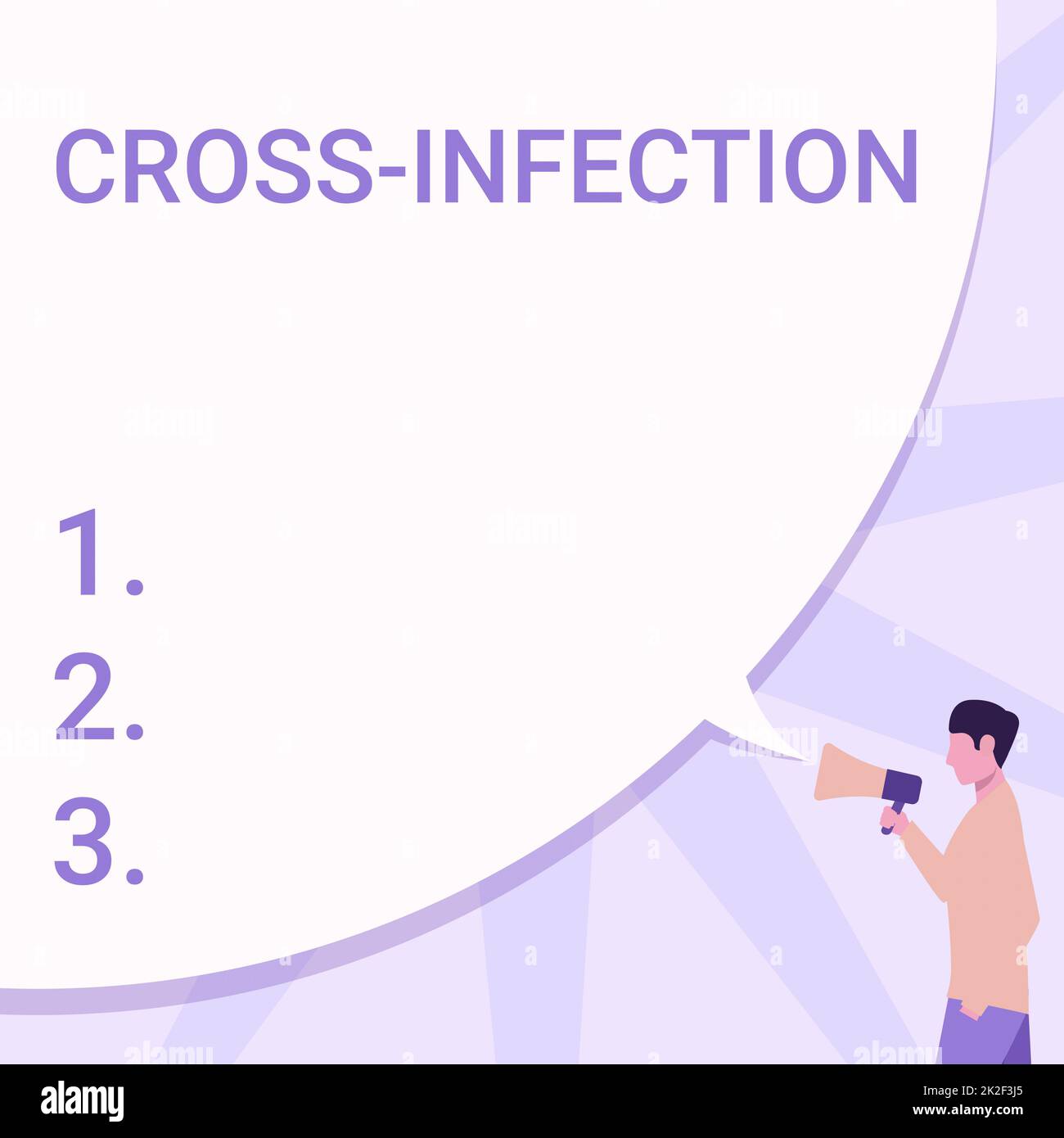Text sign showing Cross Infection. Word Written on diseasecausing ...