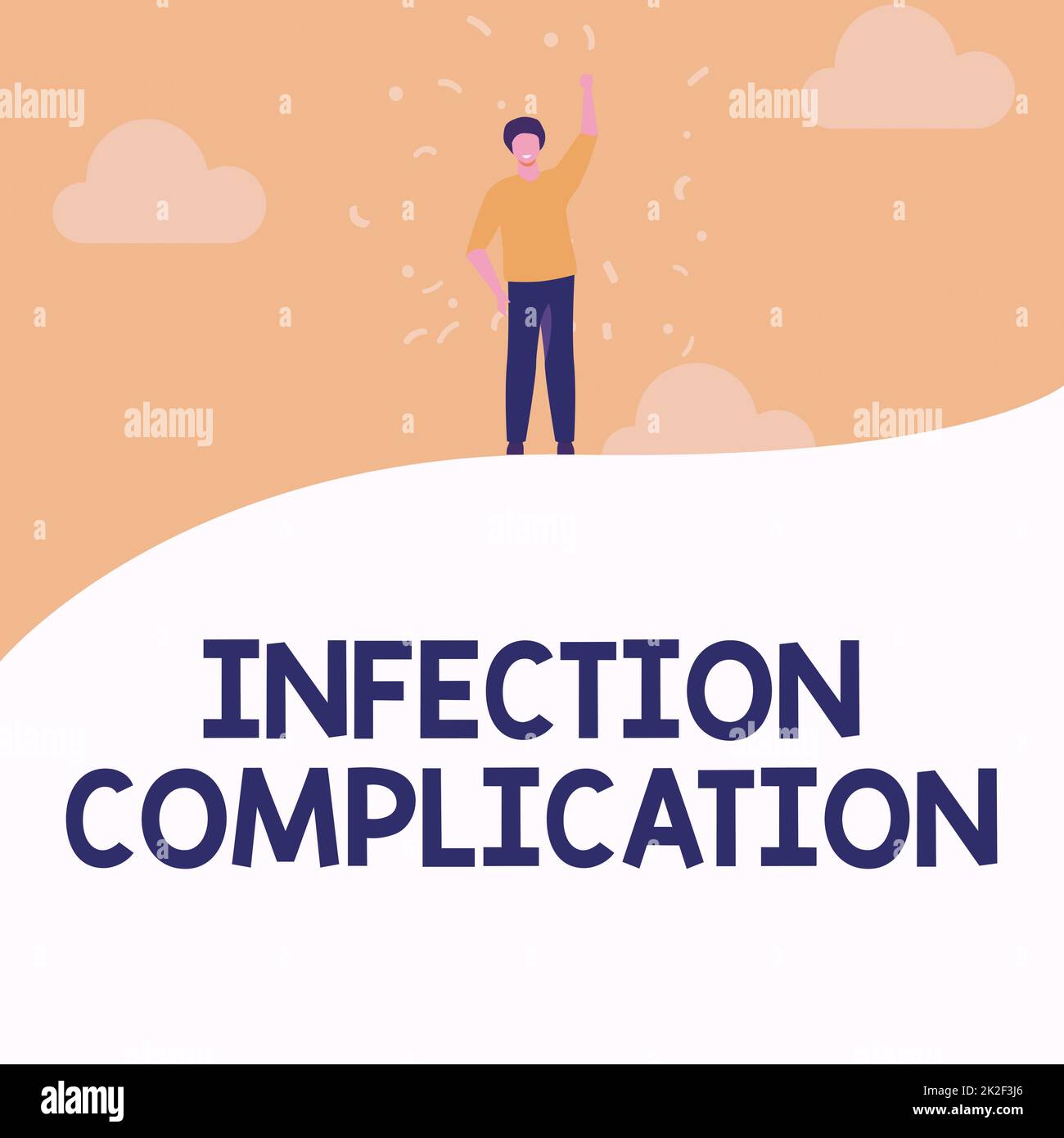 Sign displaying Infection Complication. Internet Concept unwanted ...