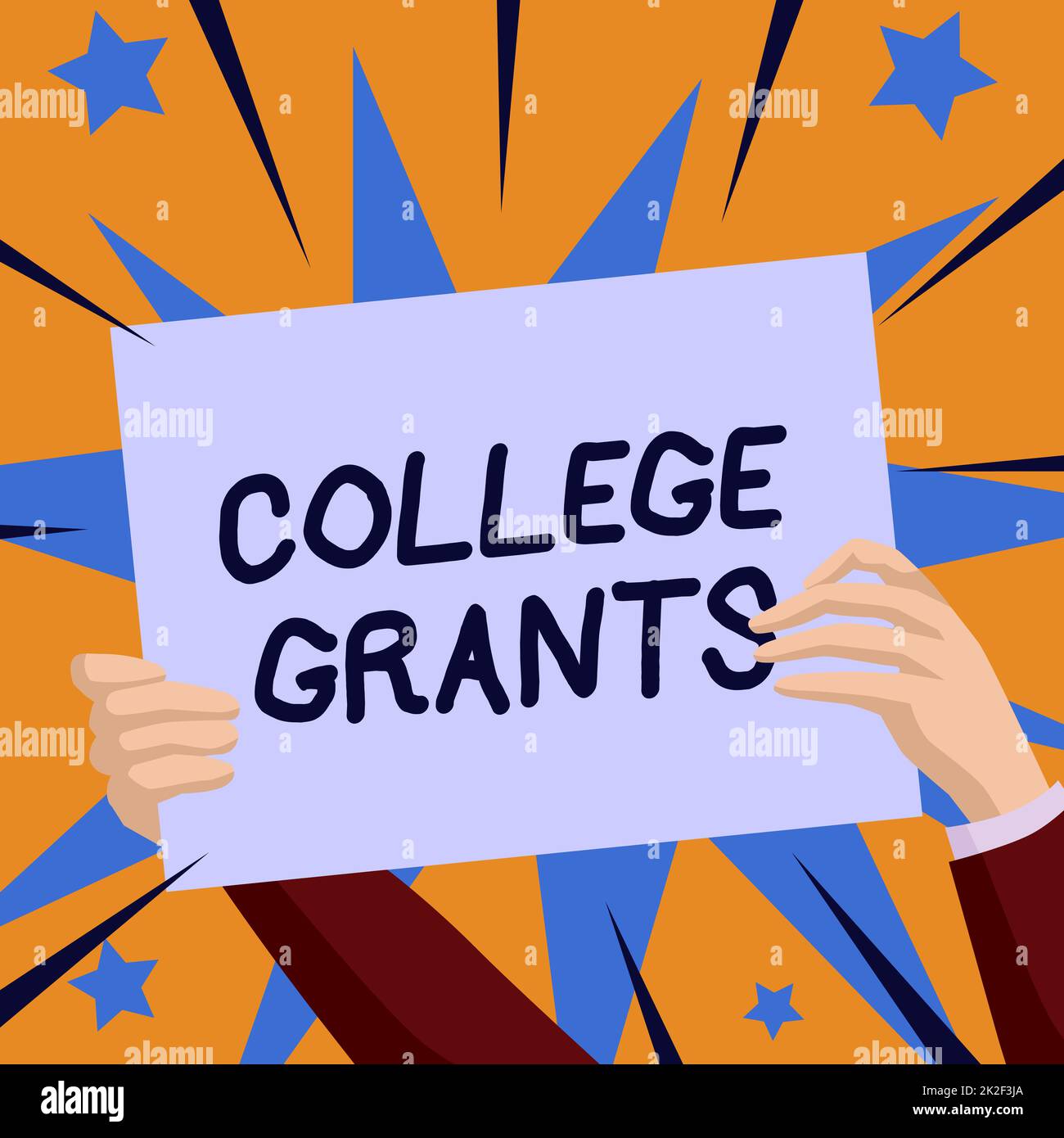 Conceptual display College Grants. Word Written on monetary gifts to ...
