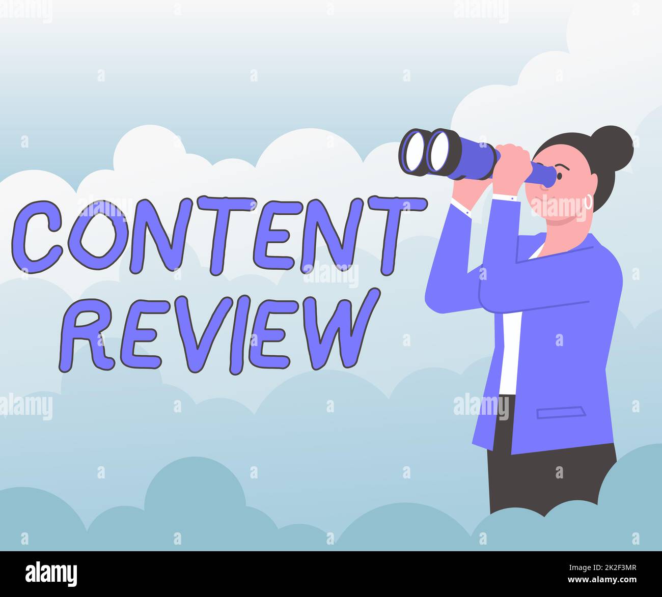 Hand writing sign Content Review. Business idea evaluate the processes ...