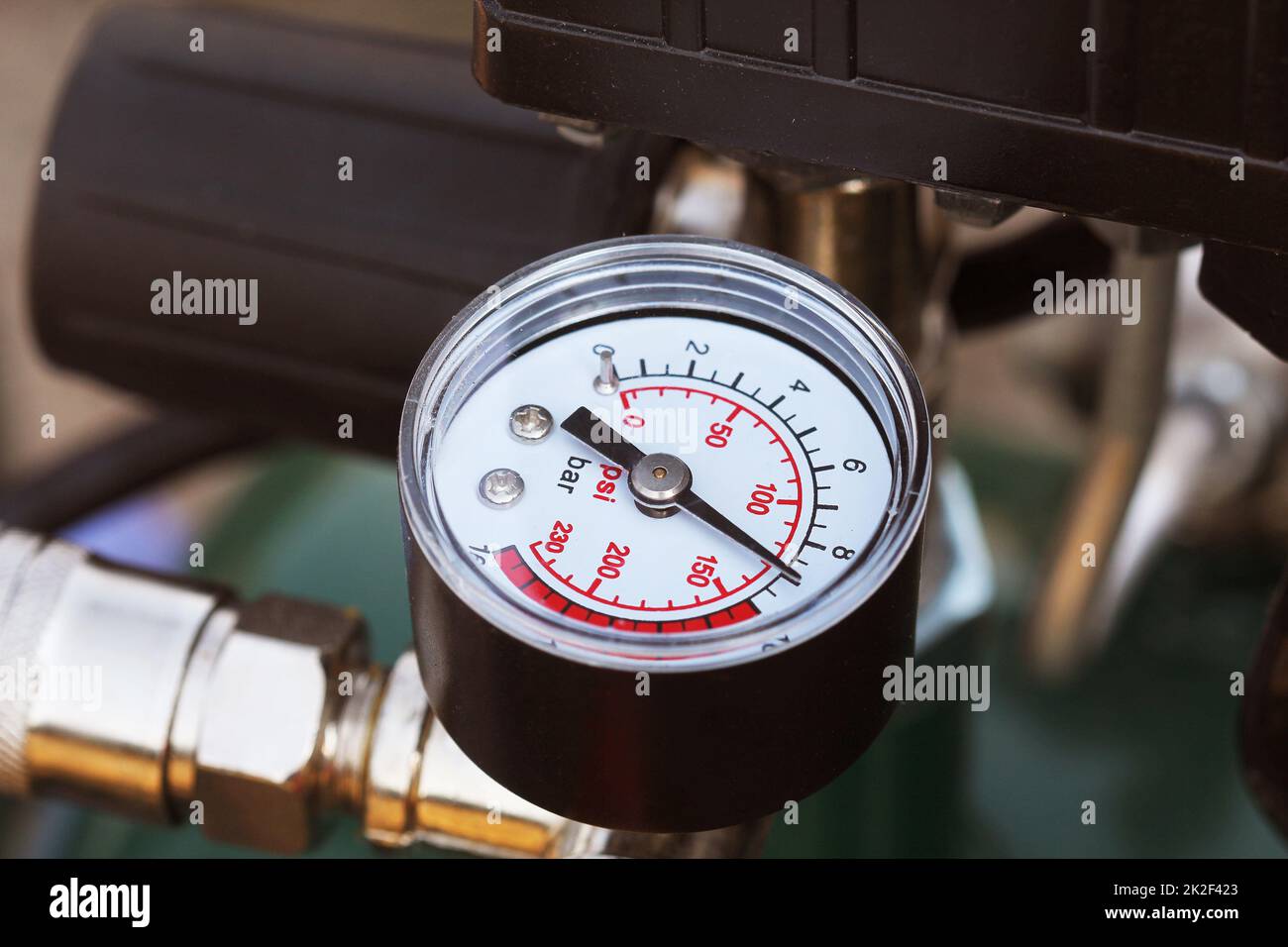 Mechanical pressure gauges. Traditional instruments for measuring ...