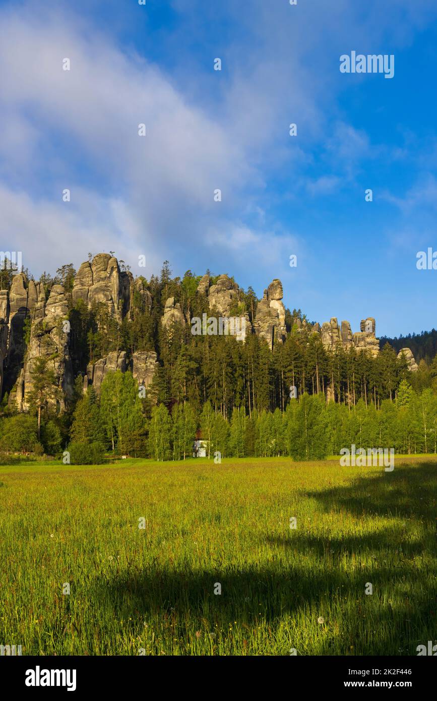 Teplice Adrspach Rocks, Eastern Bohemia, Czech Republic Stock Photo - Alamy