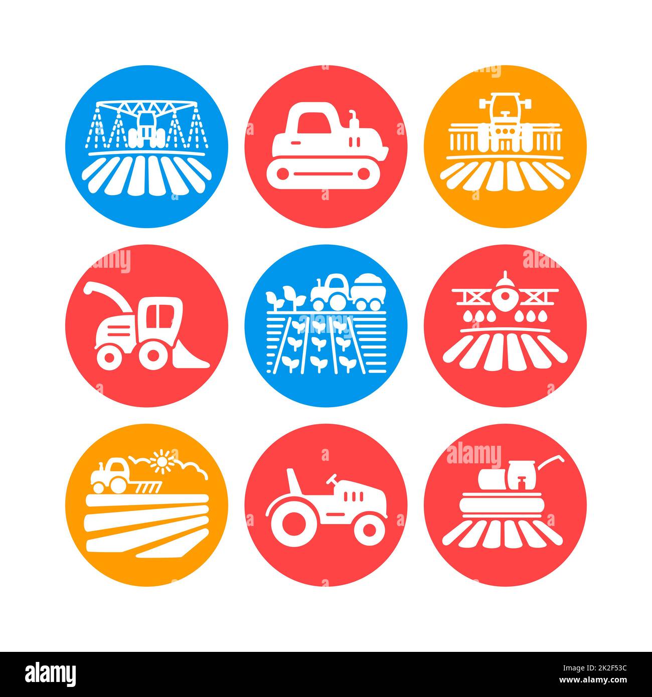 Farm Field glyph icon. Agriculture transport sign Stock Photo - Alamy