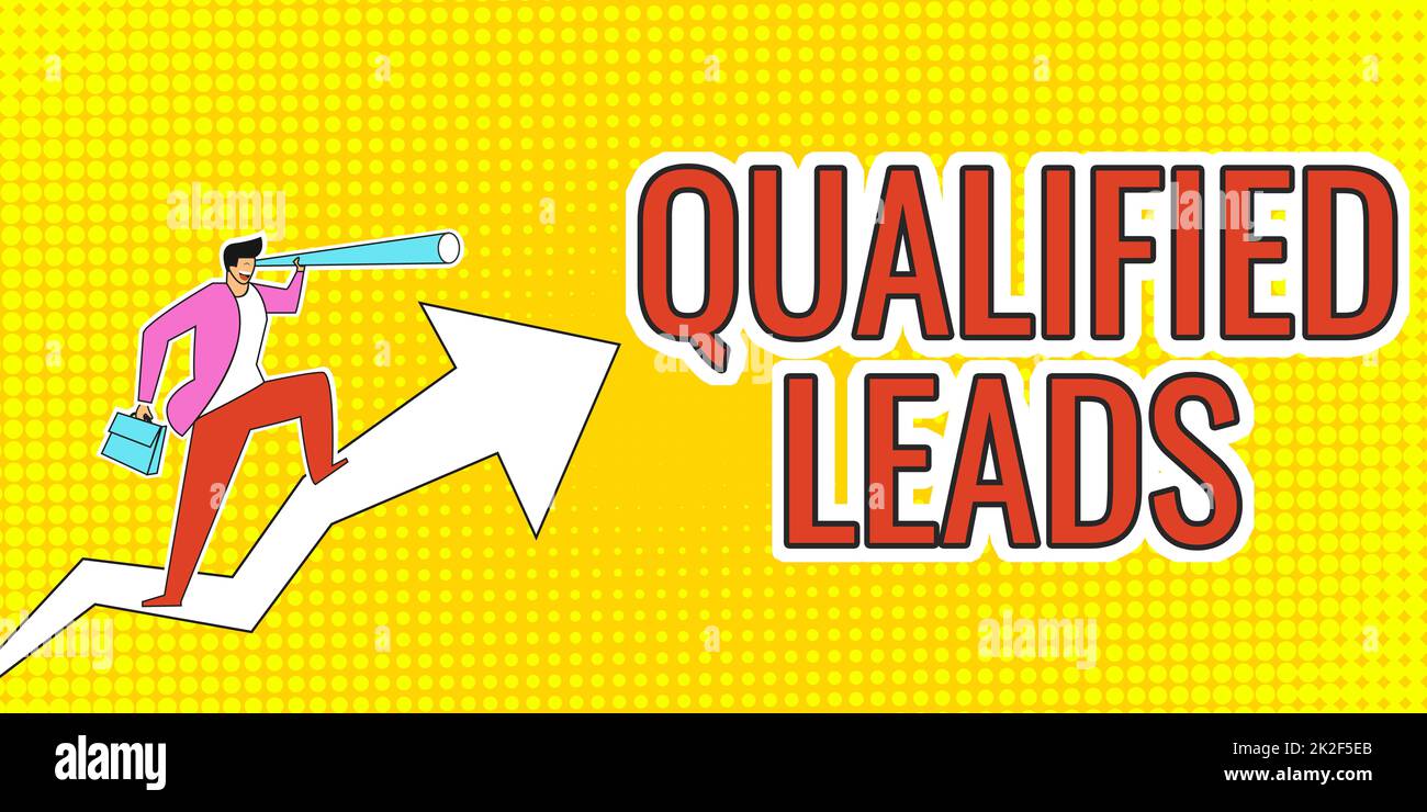 Conceptual display Qualified Leads. Concept meaning lead judged likely ...