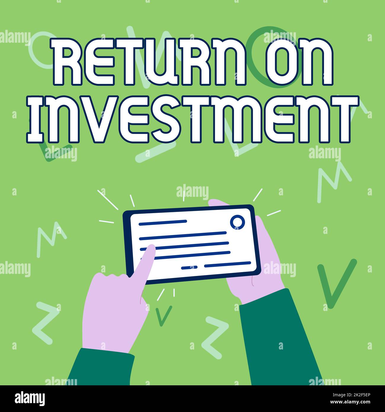 Inspiration showing sign Return On Investment. Business approach Ratio ...