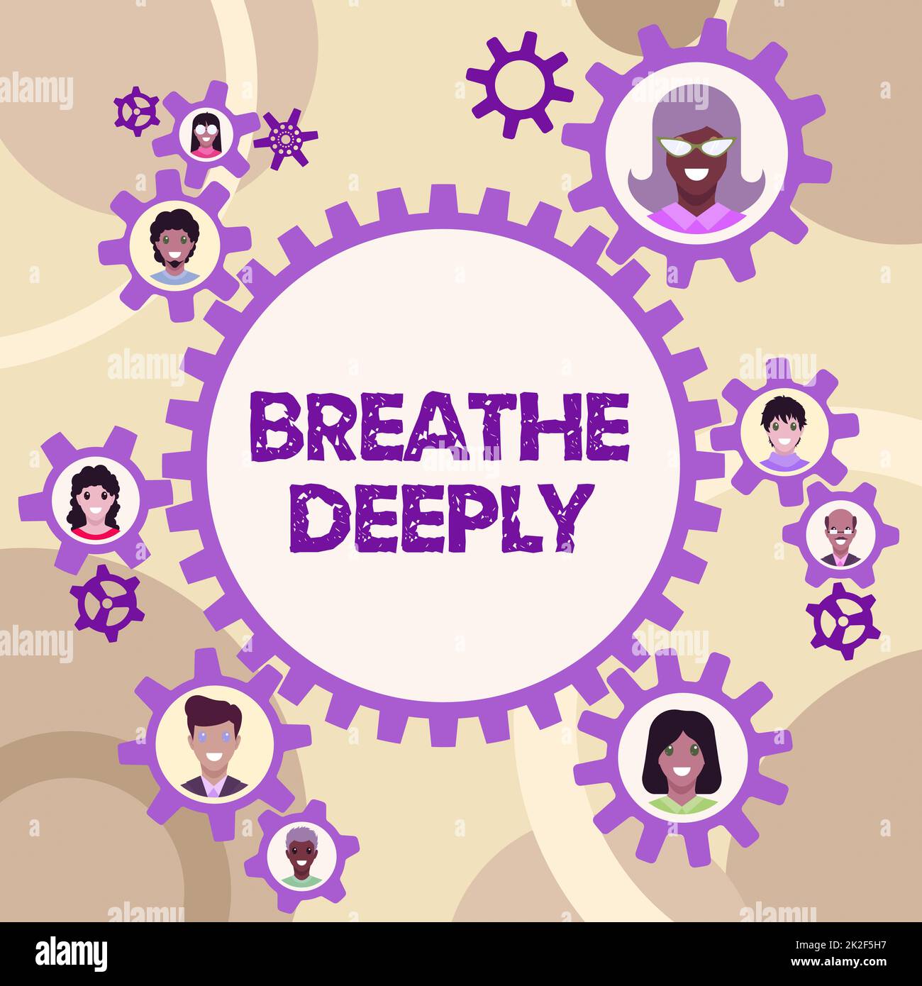 Sign displaying Breathe Deeply. Business approach to take a large ...