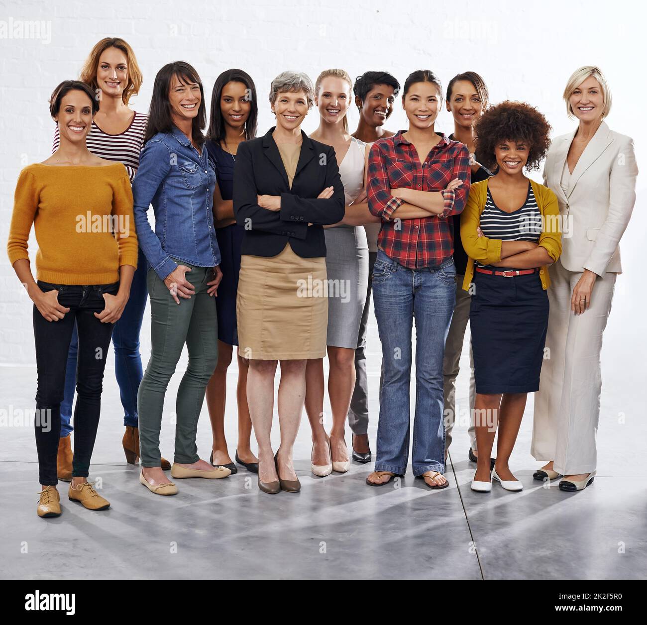 All for one and one for all. Studio shot of a diverse group of people ... All for one and one for all. Studio shot of a diverse group of people ...