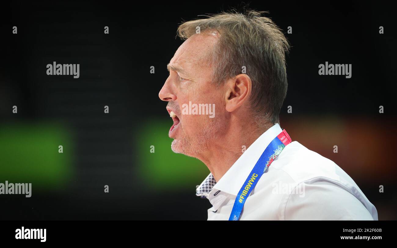 Sydney, Australia, 23 September 2022, Belgium's head coach Valery ...