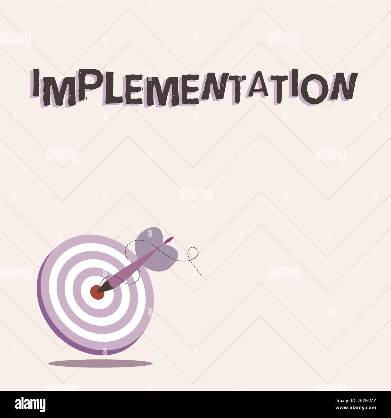 Conceptual Display Implementation Business Idea The Process Of Making Something Active Or