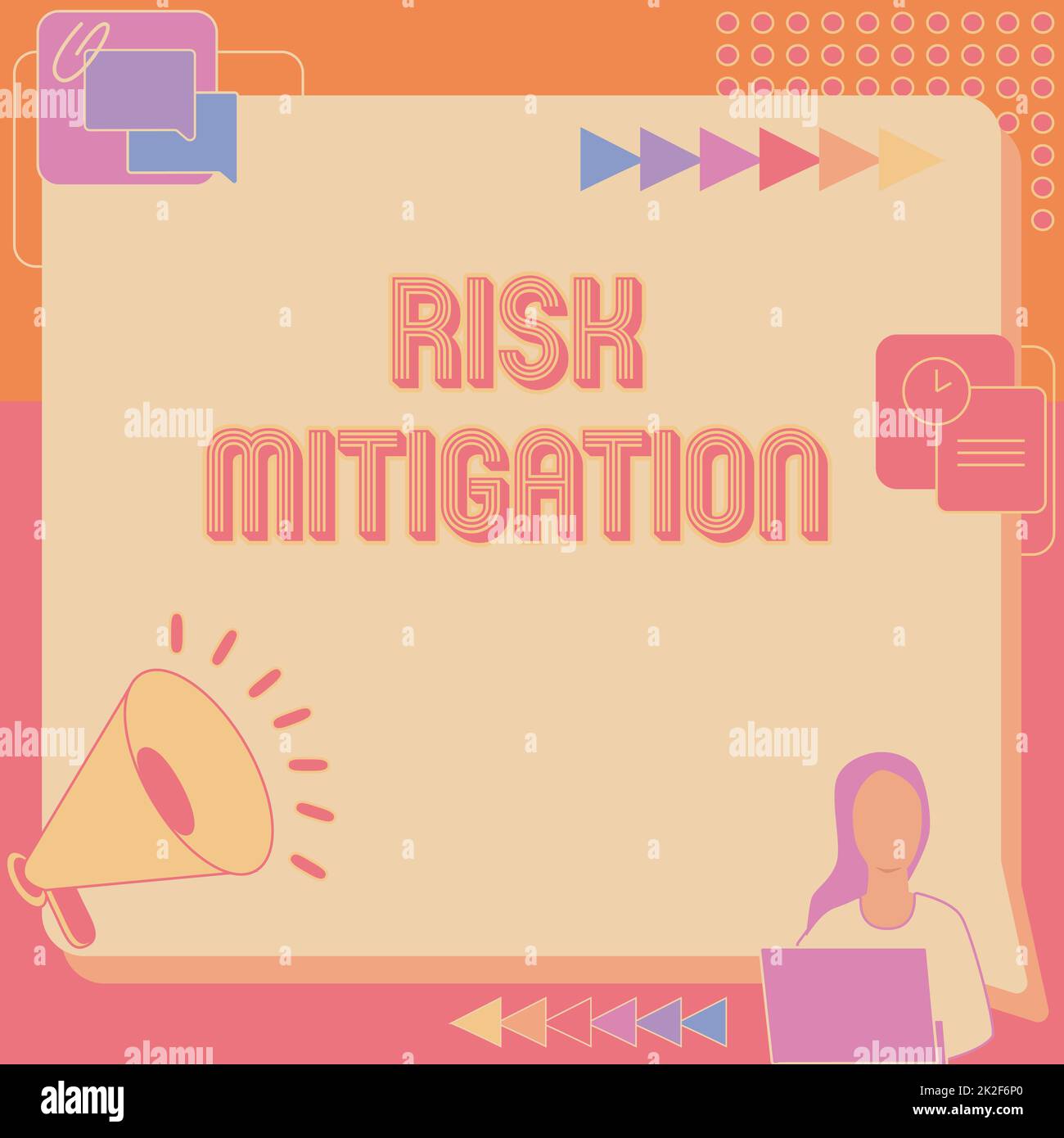 Sign displaying Risk Mitigation. Business concept strategy to prepare ...