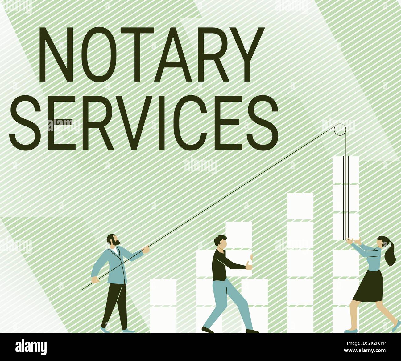 Conceptual display Notary Services. Business idea services rendered by ...