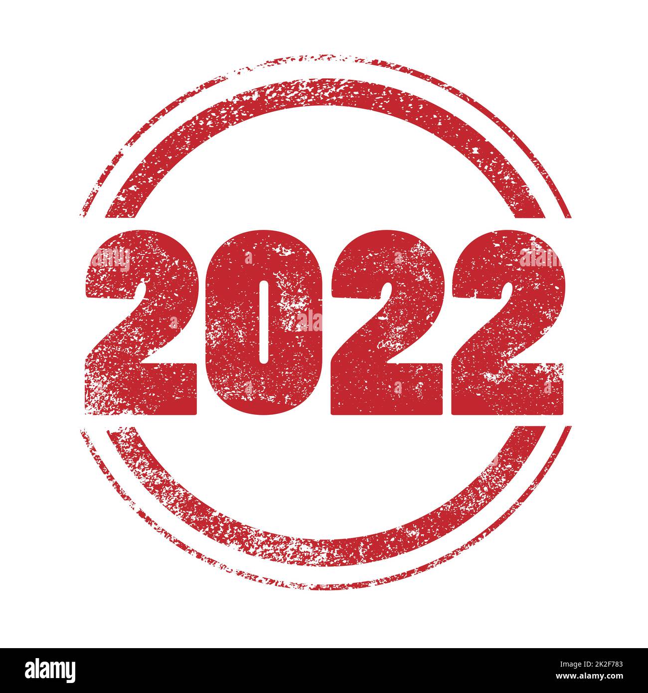 2022 Red Ink Stamp Stock Photo - Alamy