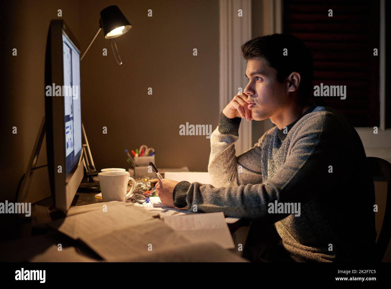 Dark academia room hi-res stock photography and images - Alamy
