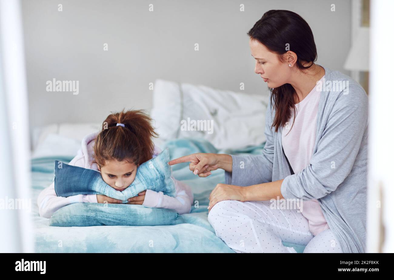 Mother disciplining daughter hi-res stock photography and images - Alamy