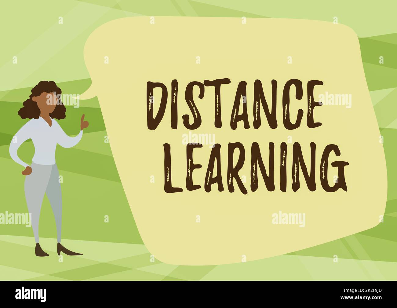 Writing displaying text Distance Learning. Conceptual photo educational ...
