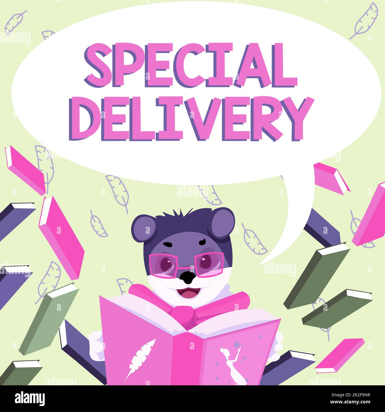 Writing displaying text Special Delivery. Business concept getting products or service directly ...
