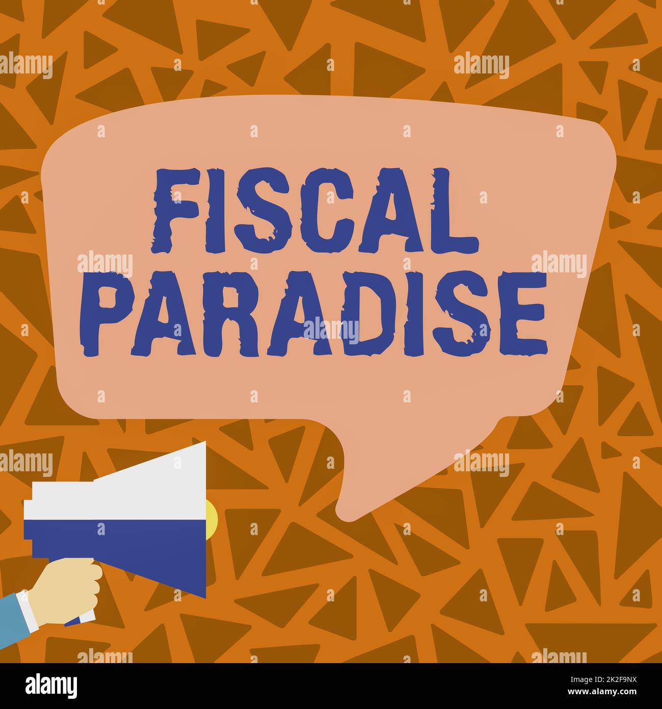 Sign displaying Fiscal Paradise. Conceptual photo The waste of public ...