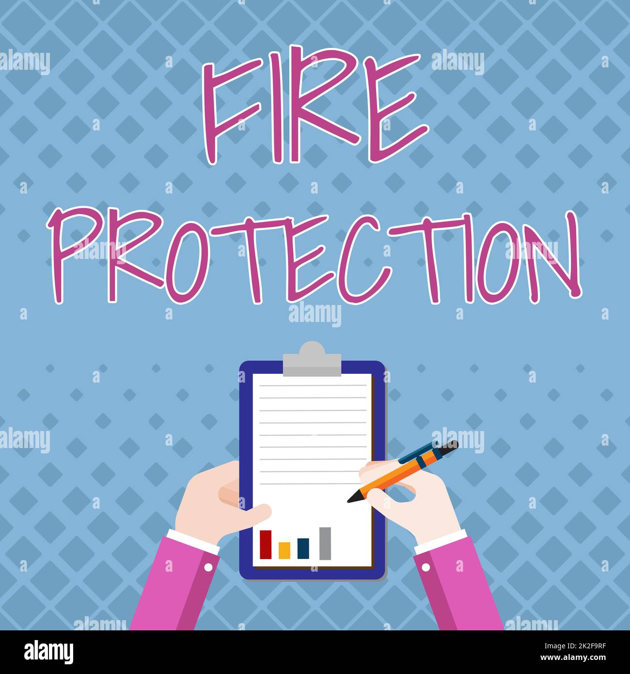 Inspiration showing sign Fire Protection. Business showcase measures ...