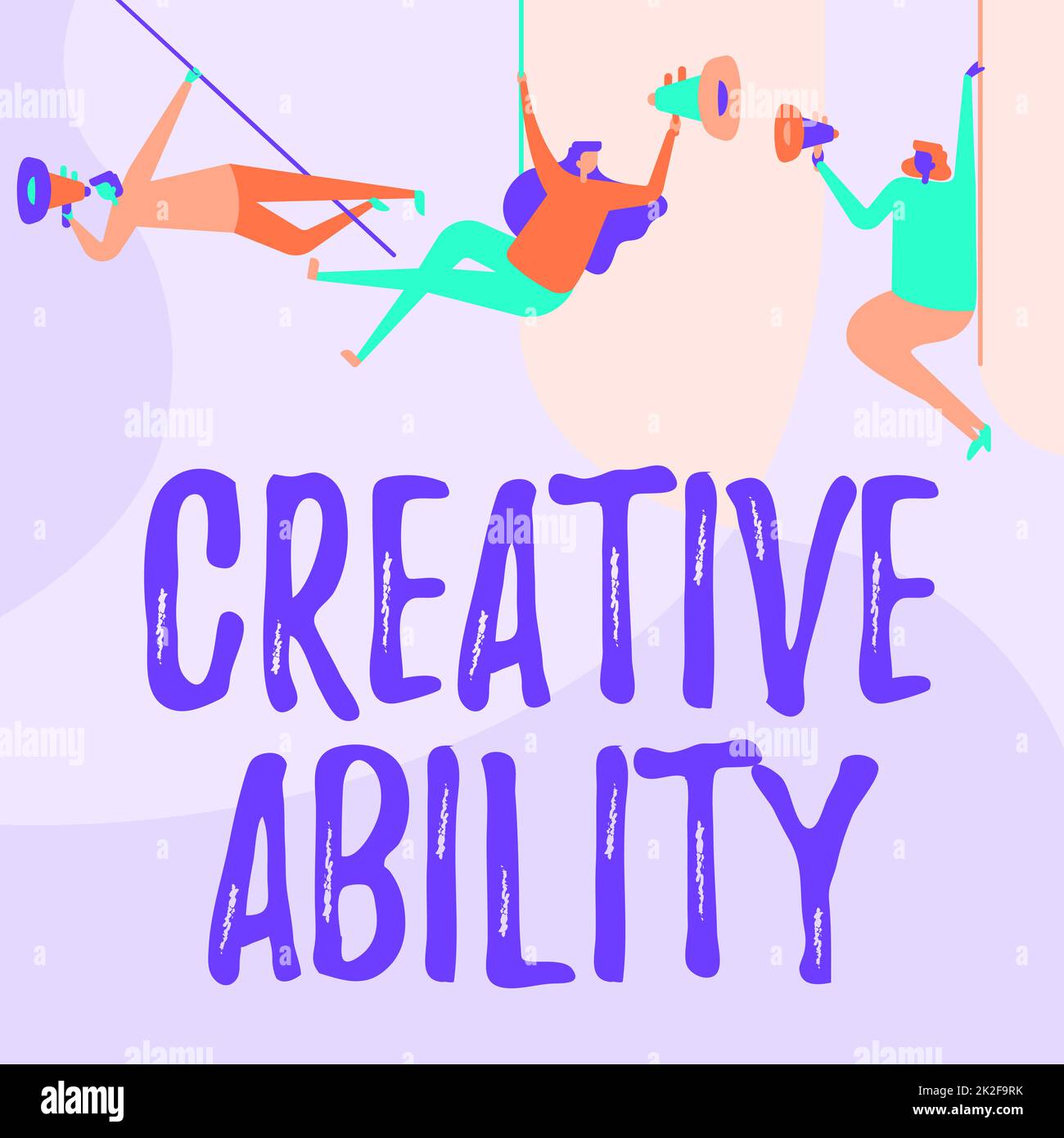 Text showing inspiration Creative Ability. Business approach able to ...