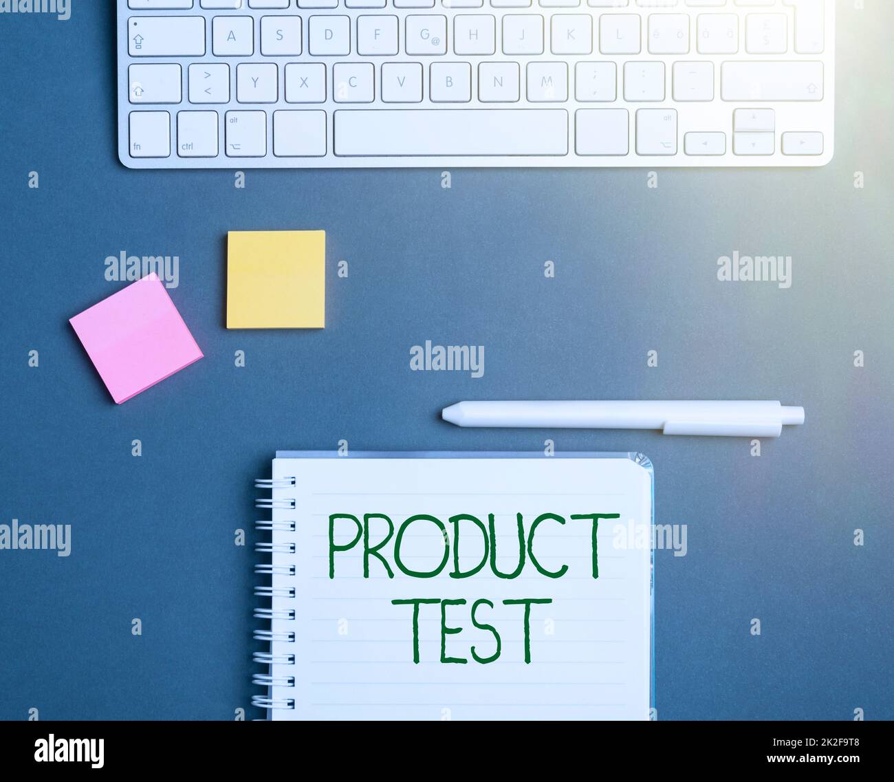 Sign displaying Product Test. Word Written on process of measuring the ...