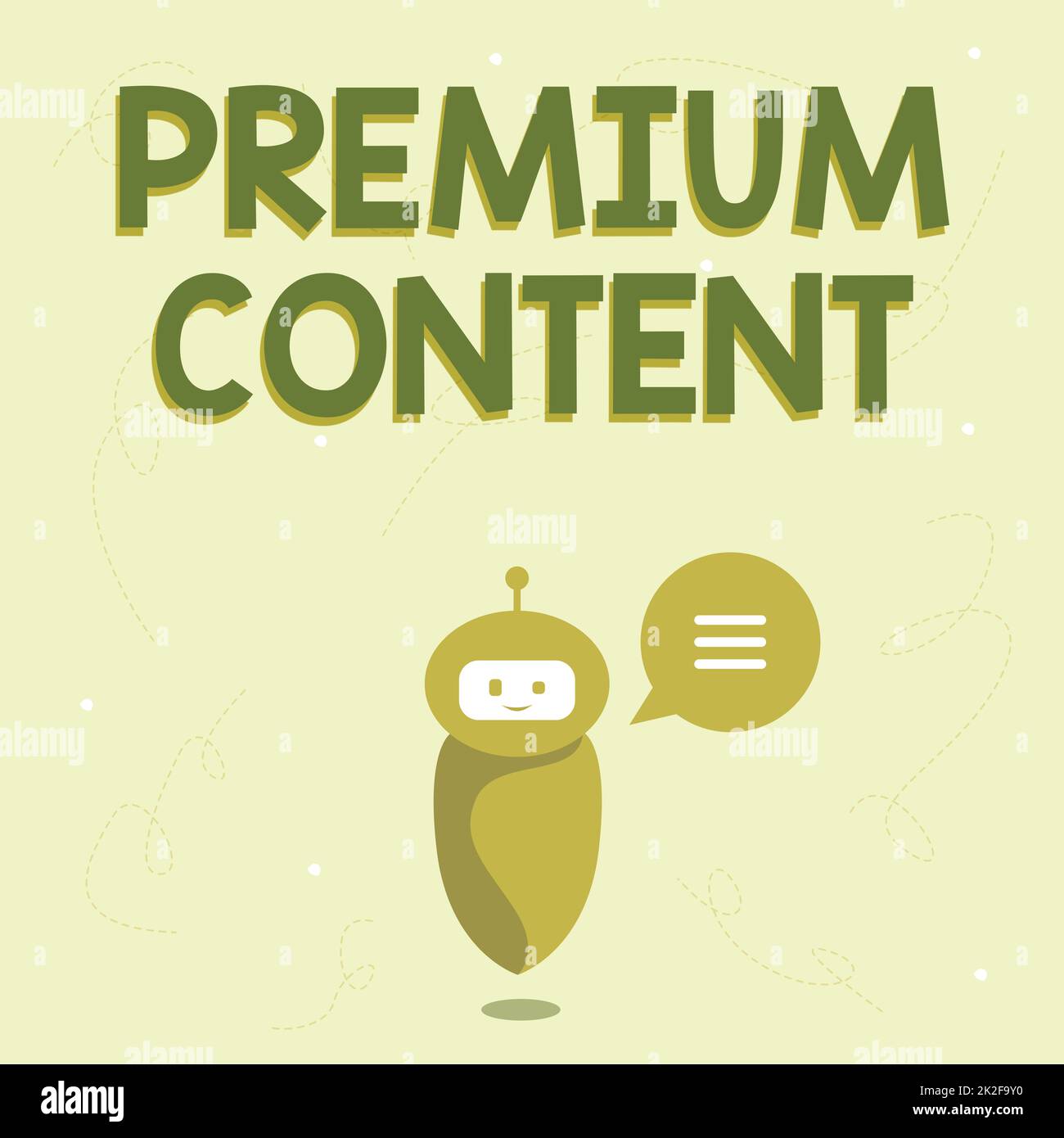 Writing Displaying Text Premium Content Word Written On Higher Quality