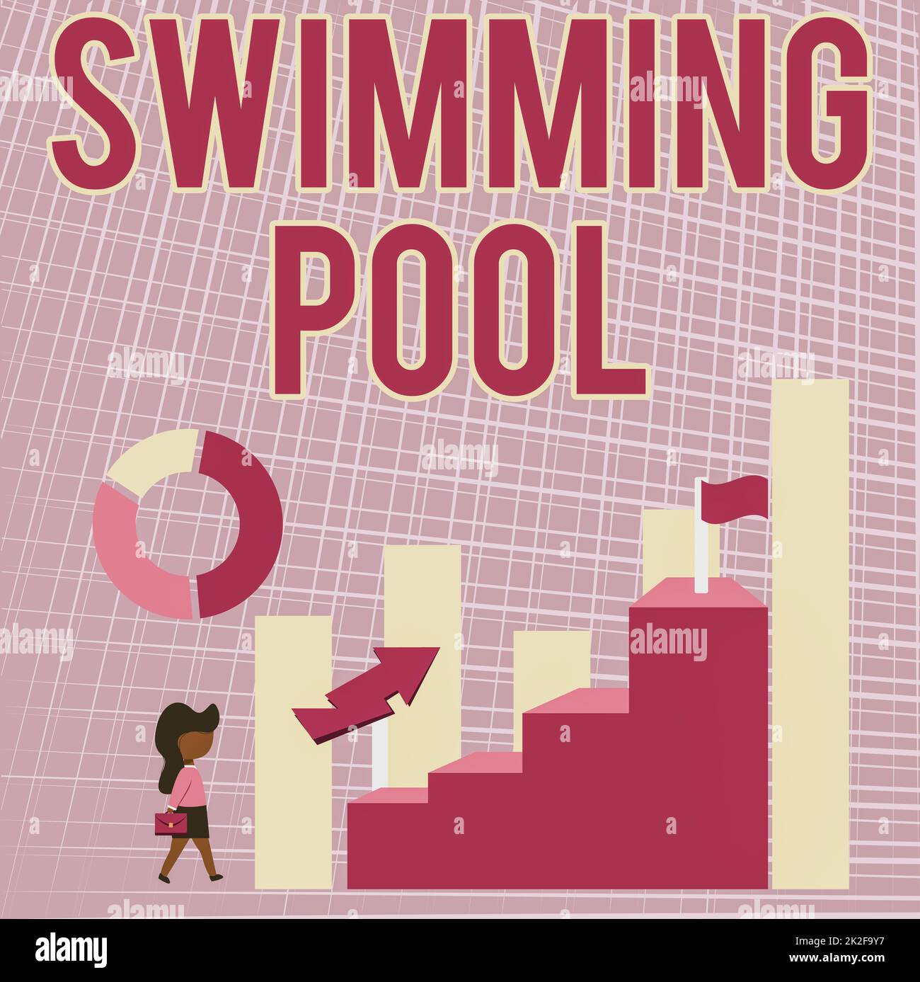 Text Sign Showing Swimming Pool Word Written On Structure Designed To Hold Water For Leisure