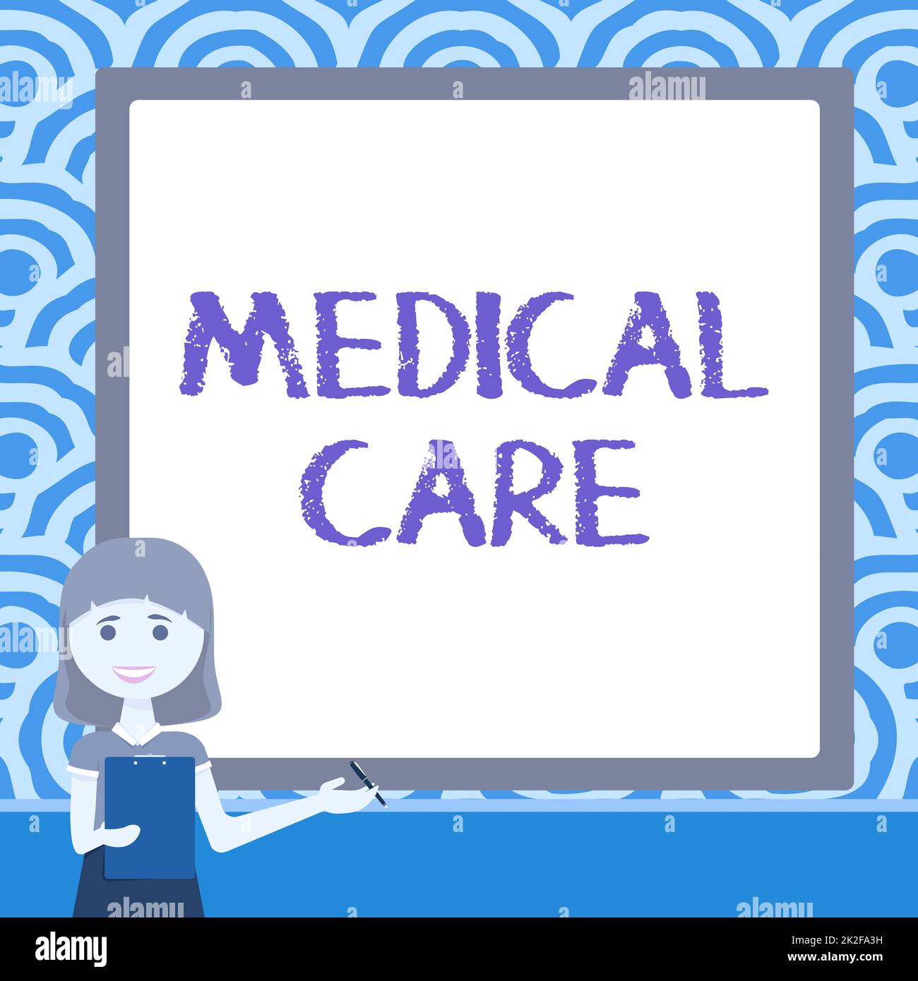 Hand writing sign Medical Care. Conceptual photo services related to ...