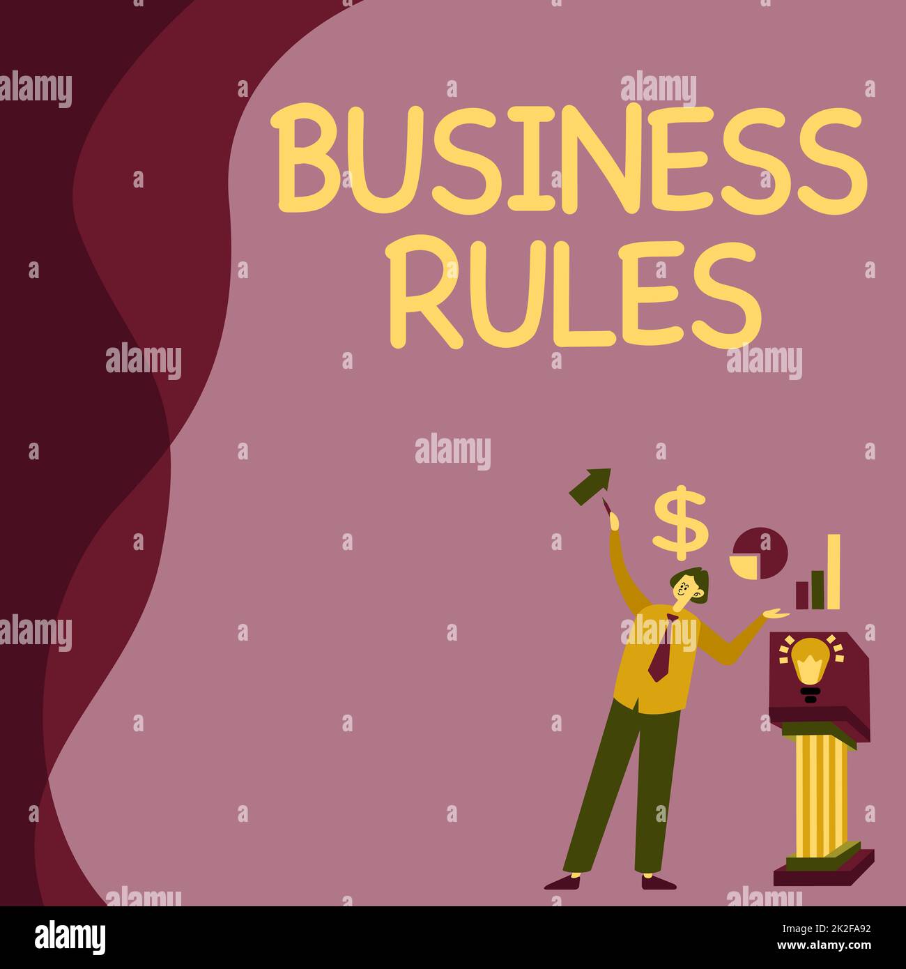 Inspiration showing sign Business Rules. Business overview a specific ...
