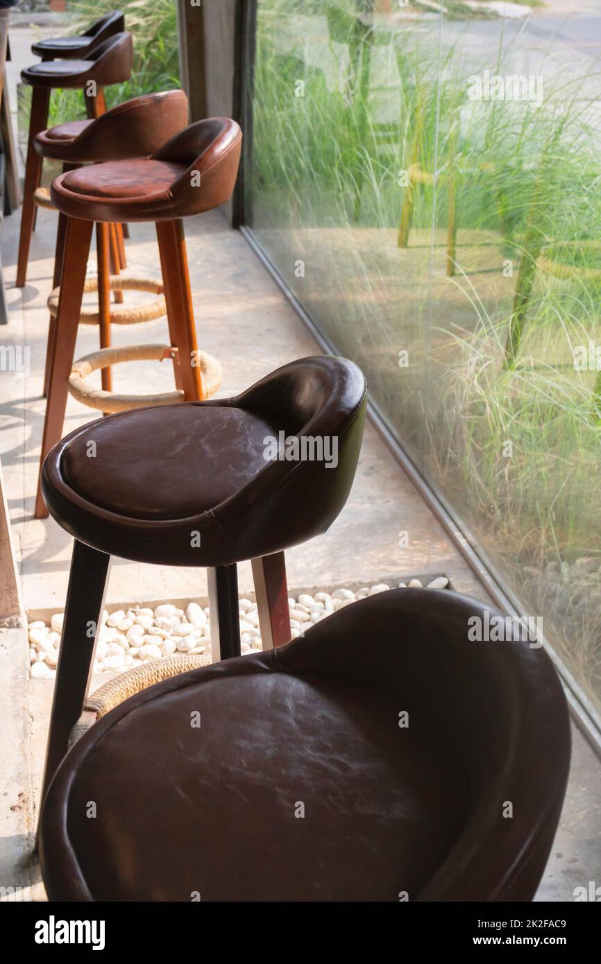 Cozy place in a cafe Stock Photo - Alamy