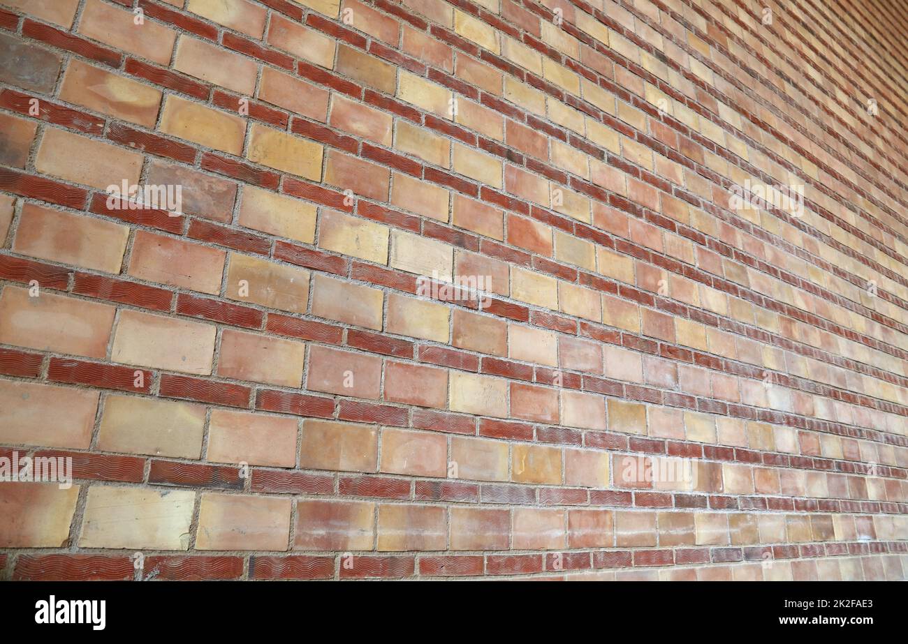 Red brown brick wall background texture Stock Photo - Alamy