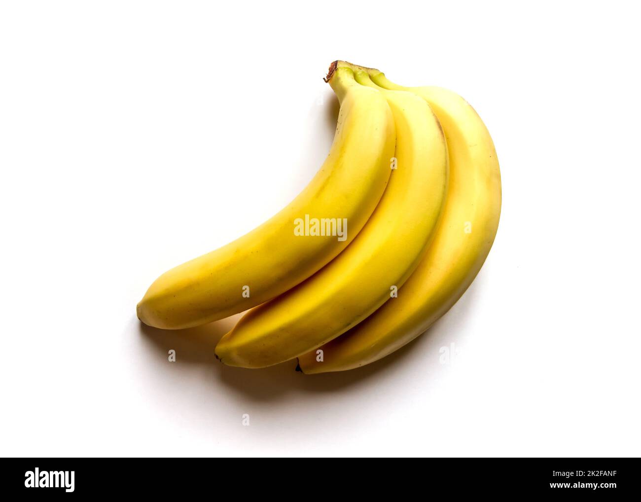 Bunch of bananas isolated on white background Stock Photo - Alamy