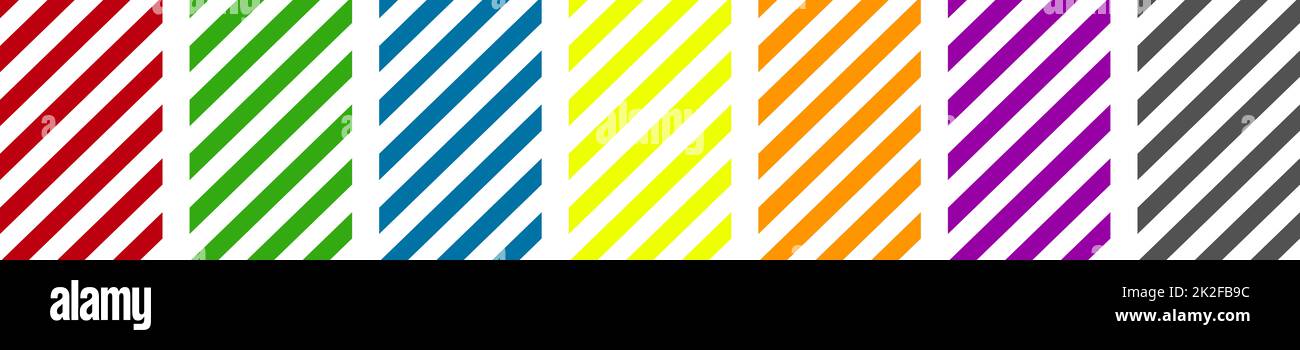 Background collection: 7 simple textures with stripes Stock Photo - Alamy