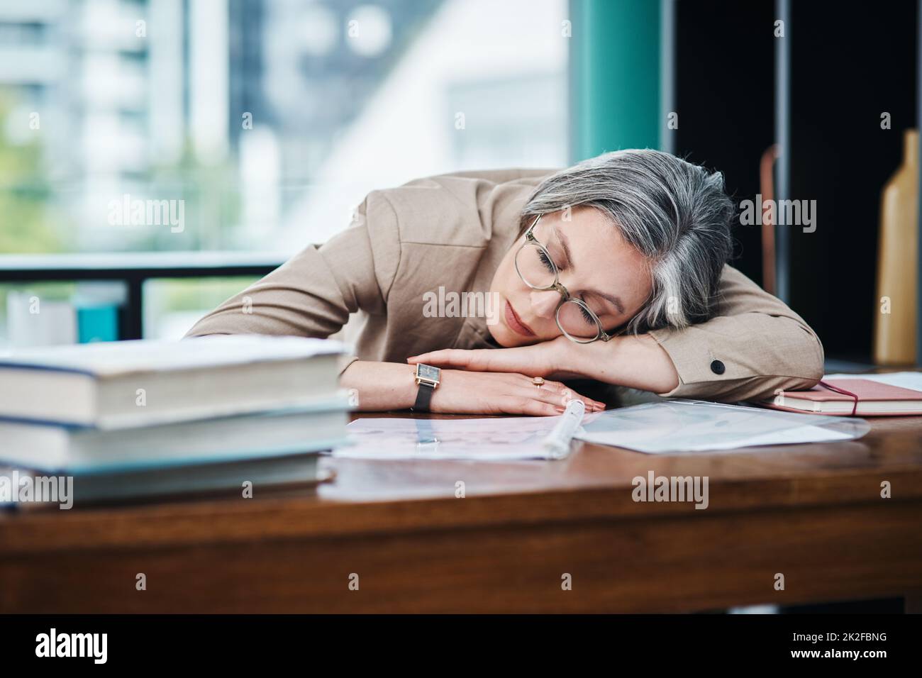 Woman Sleeping At Your Desk