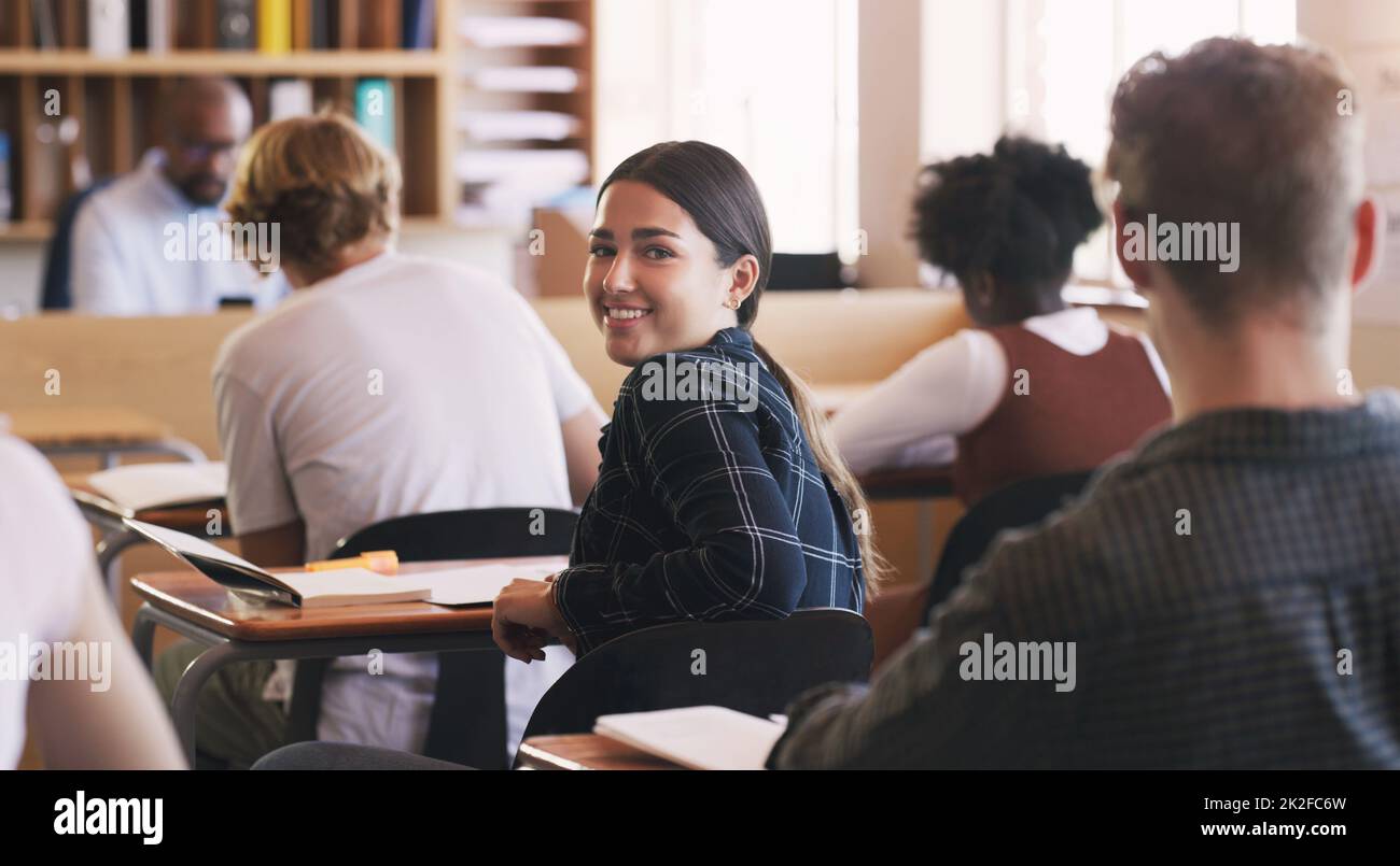 High school class portrait hi-res stock photography and images - Alamy