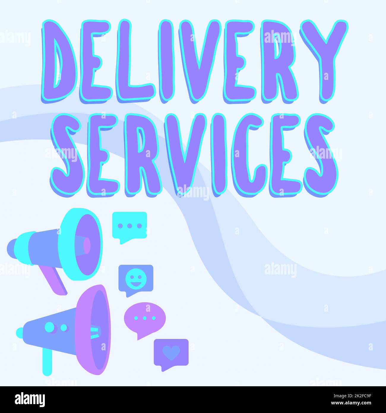 Writing displaying text Delivery Services. Business approach the ...