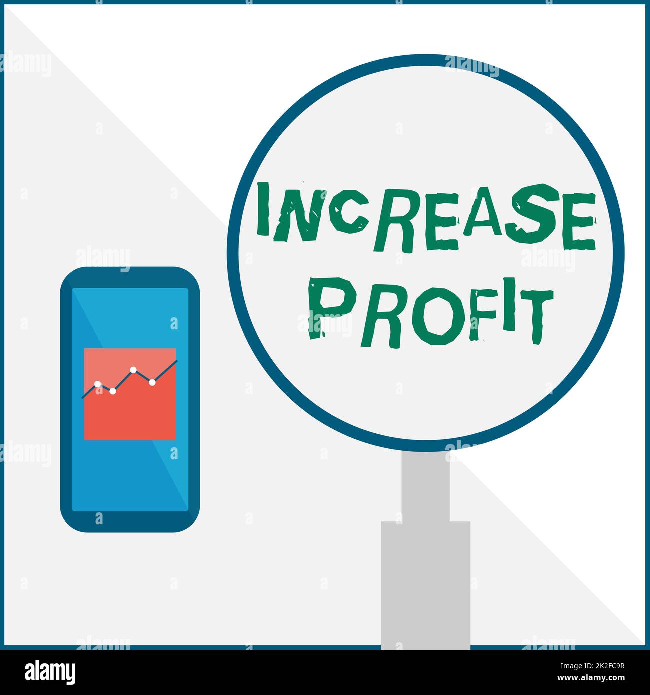 Text sign showing Increase Profit. Business concept amount of revenue ...