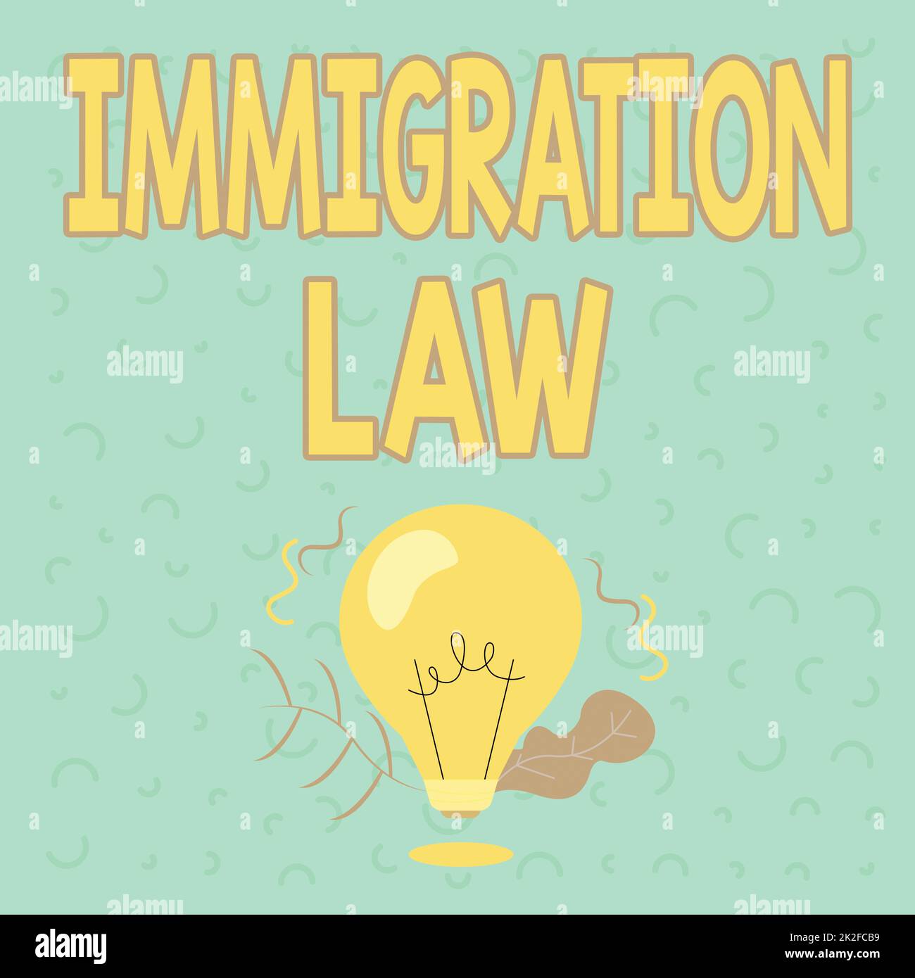 Text caption presenting Immigration Law. Business approach Emigration ...