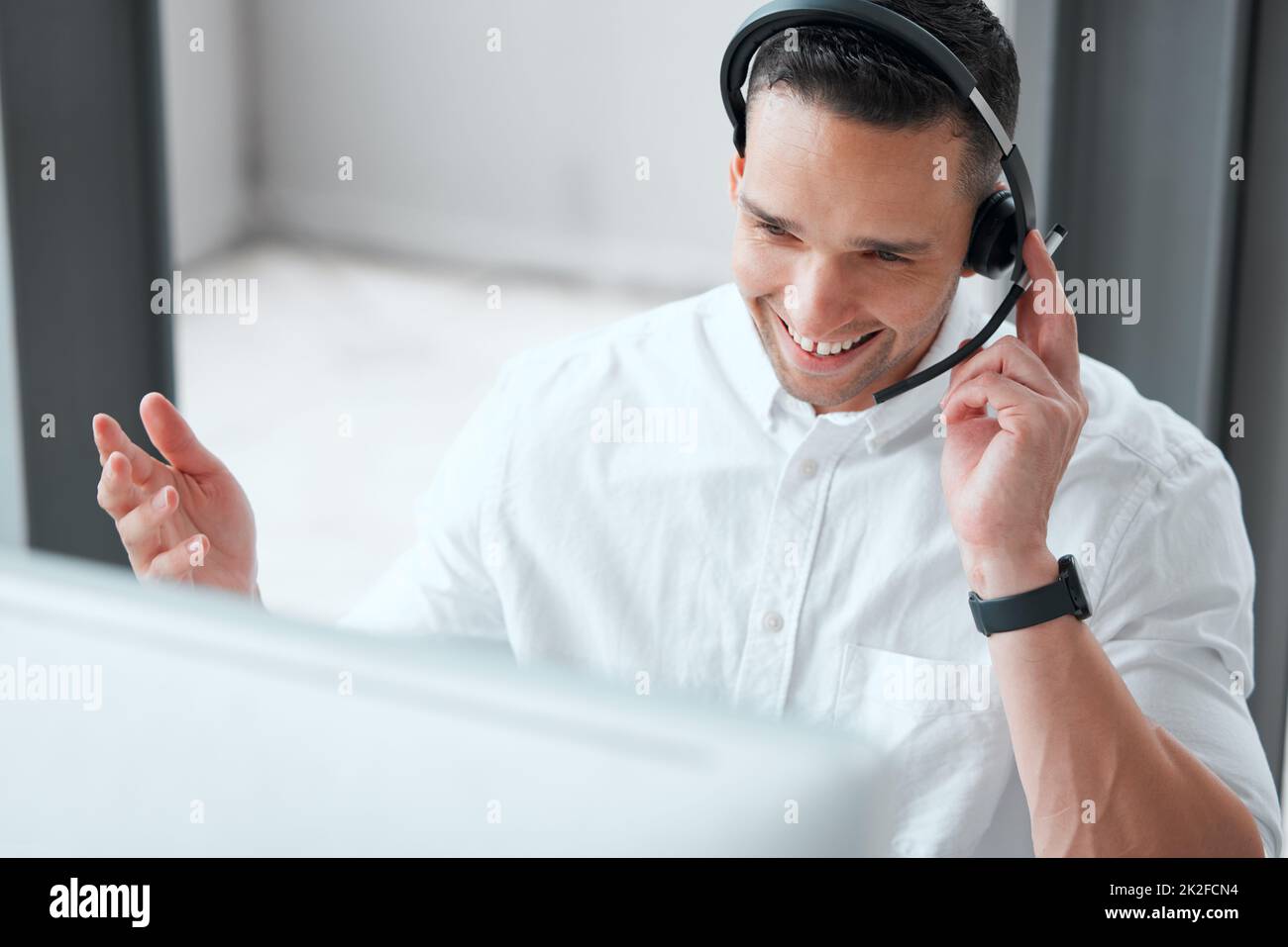 Modern call center hi-res stock photography and images - Alamy