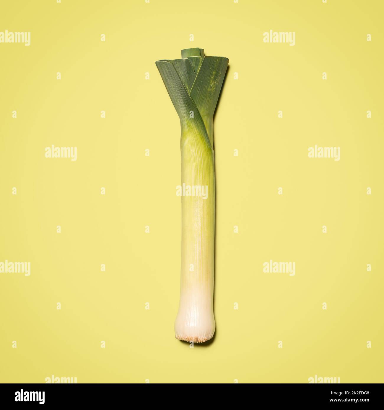 I hope we dont have any leeks. Shot of a leek against a studio ...