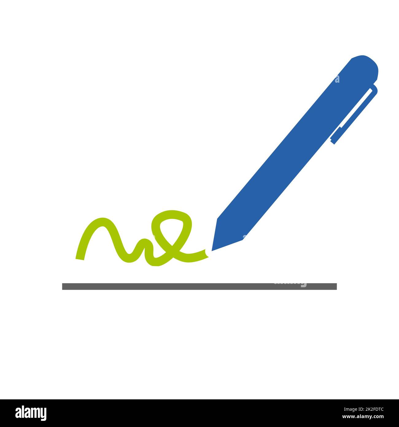 Signature icon Cut Out Stock Images & Pictures - Alamy