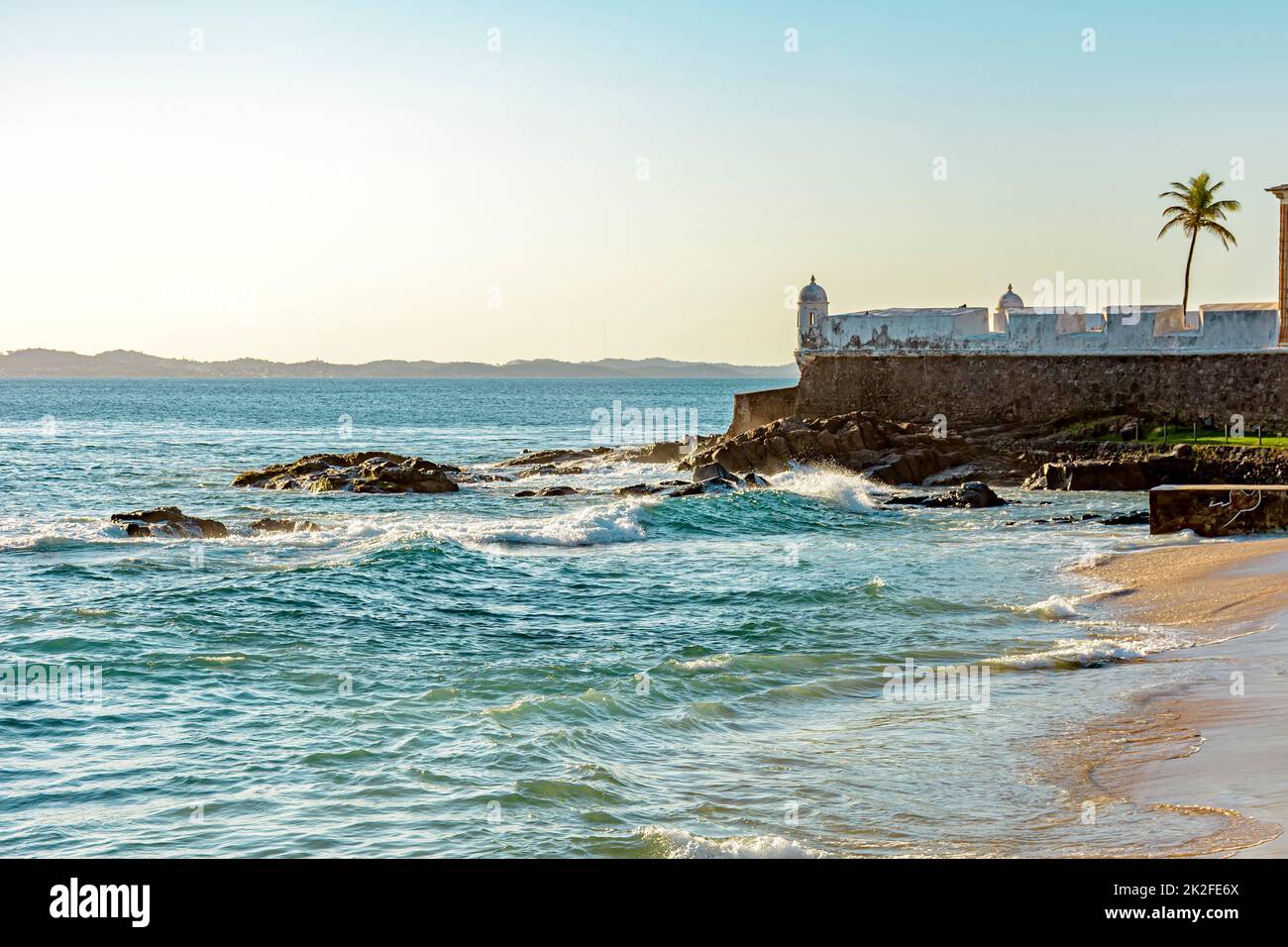 Old and historic colonial style fortress built in the 17th century ...