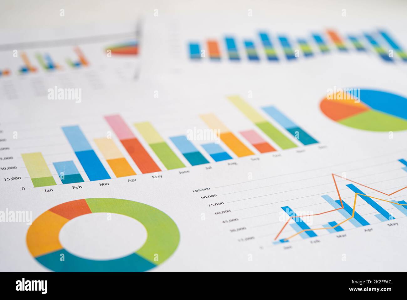chart or graph paper. Financial, account, statistics and business data ...