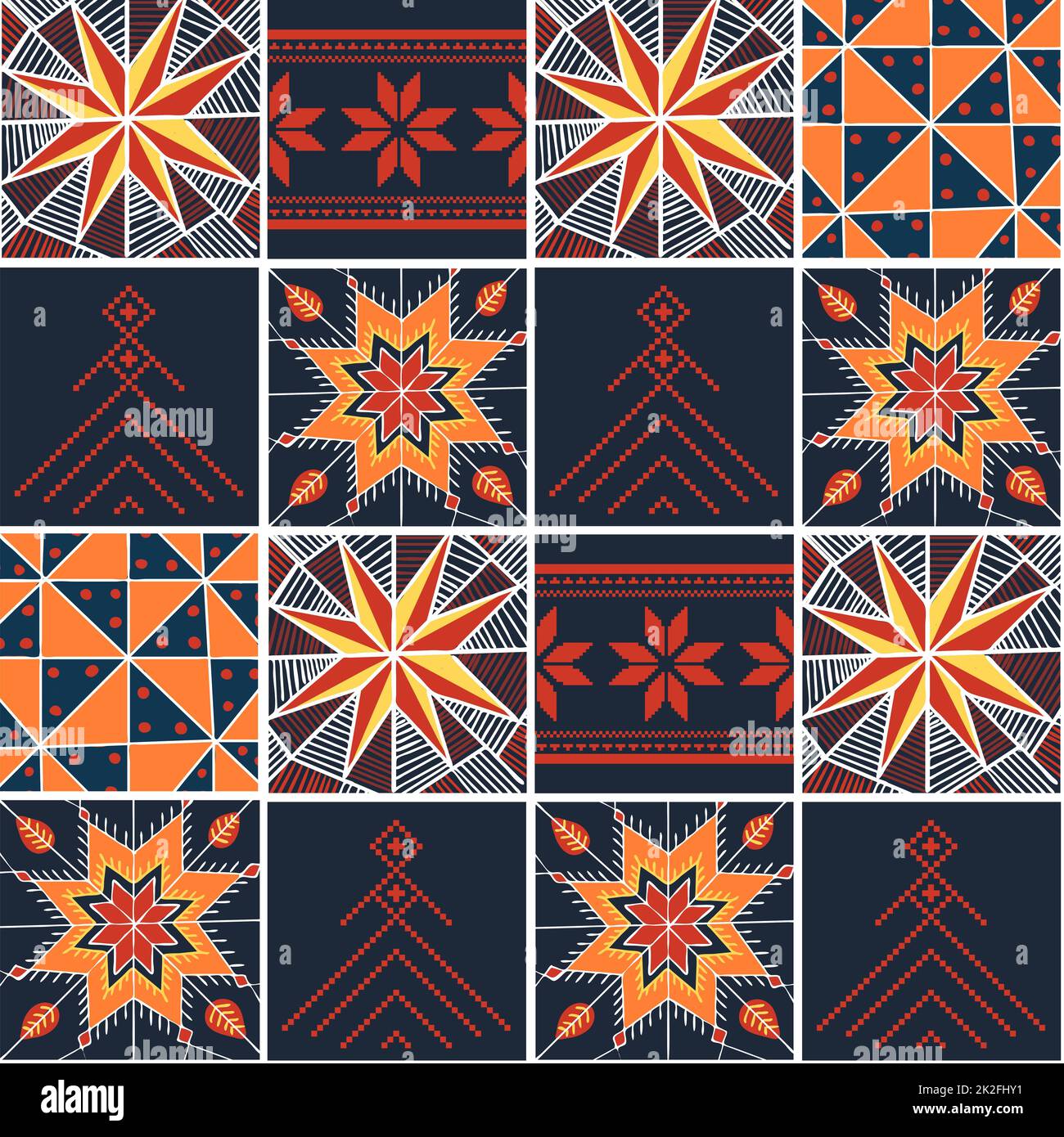 Seamless pattern in Ukrainian style. Ukrainian ethnic pattern in ...