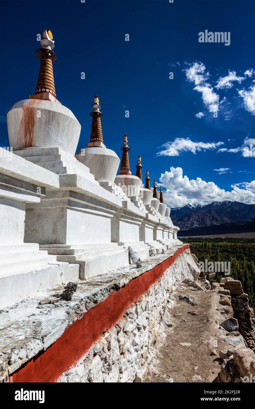 Tibetan chortens hi-res stock photography and images - Alamy