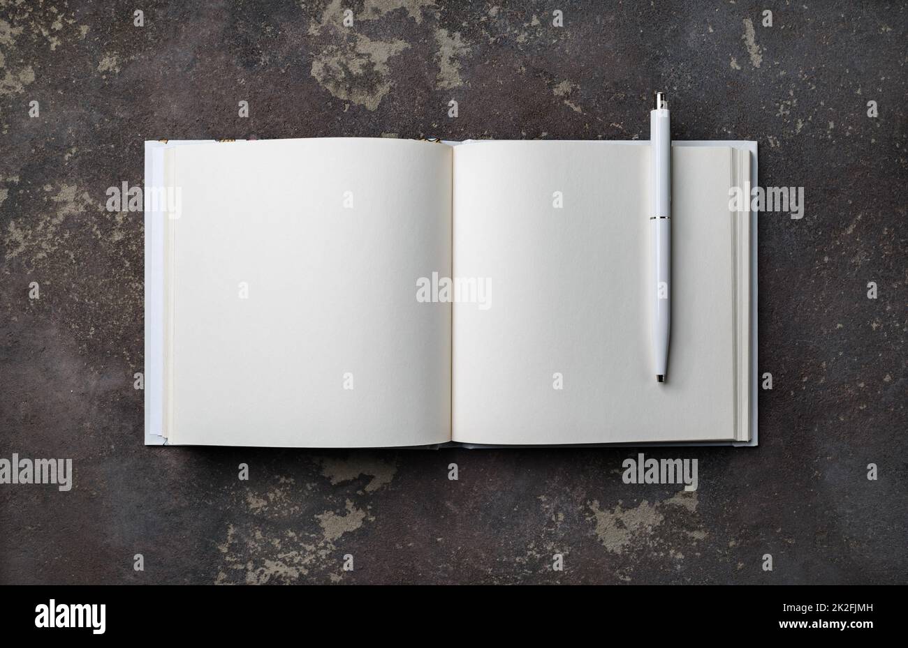 Booklet and pen Stock Photo - Alamy