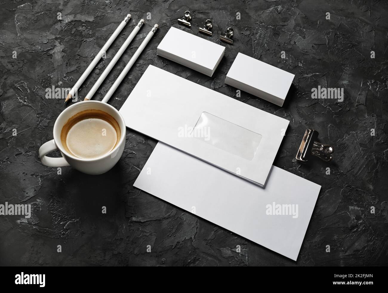 Blank stationery template Stock Photo - Alamy