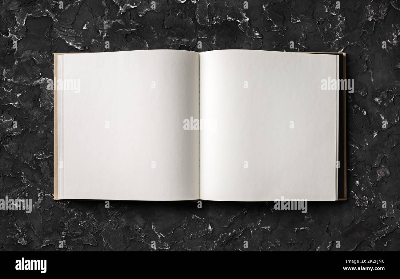 Open blank book Stock Photo - Alamy