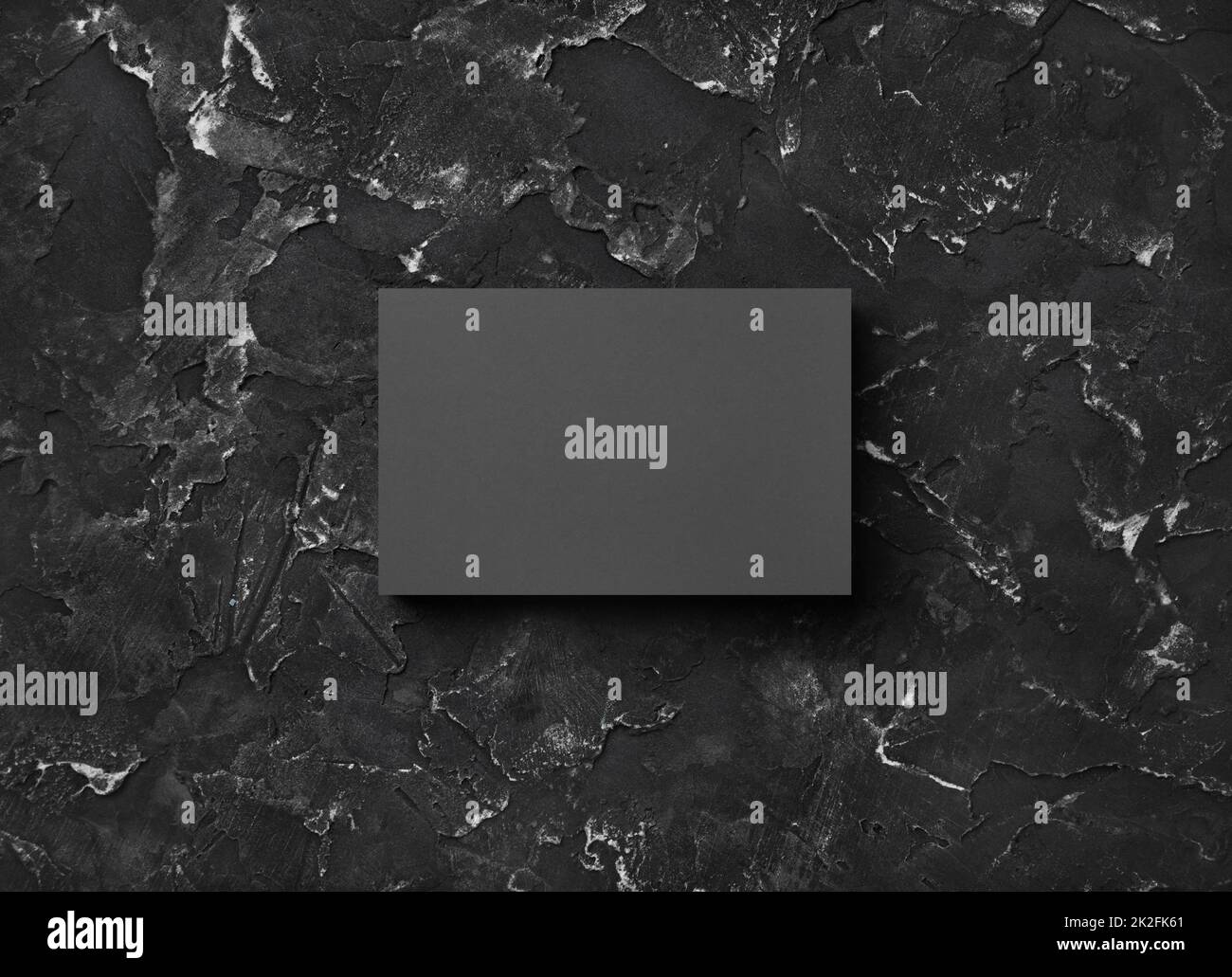 Blank gray business card Stock Photo - Alamy