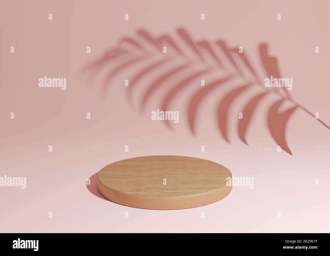 Pastel, light red, salmon pink simple 3D render minimal natural product ...