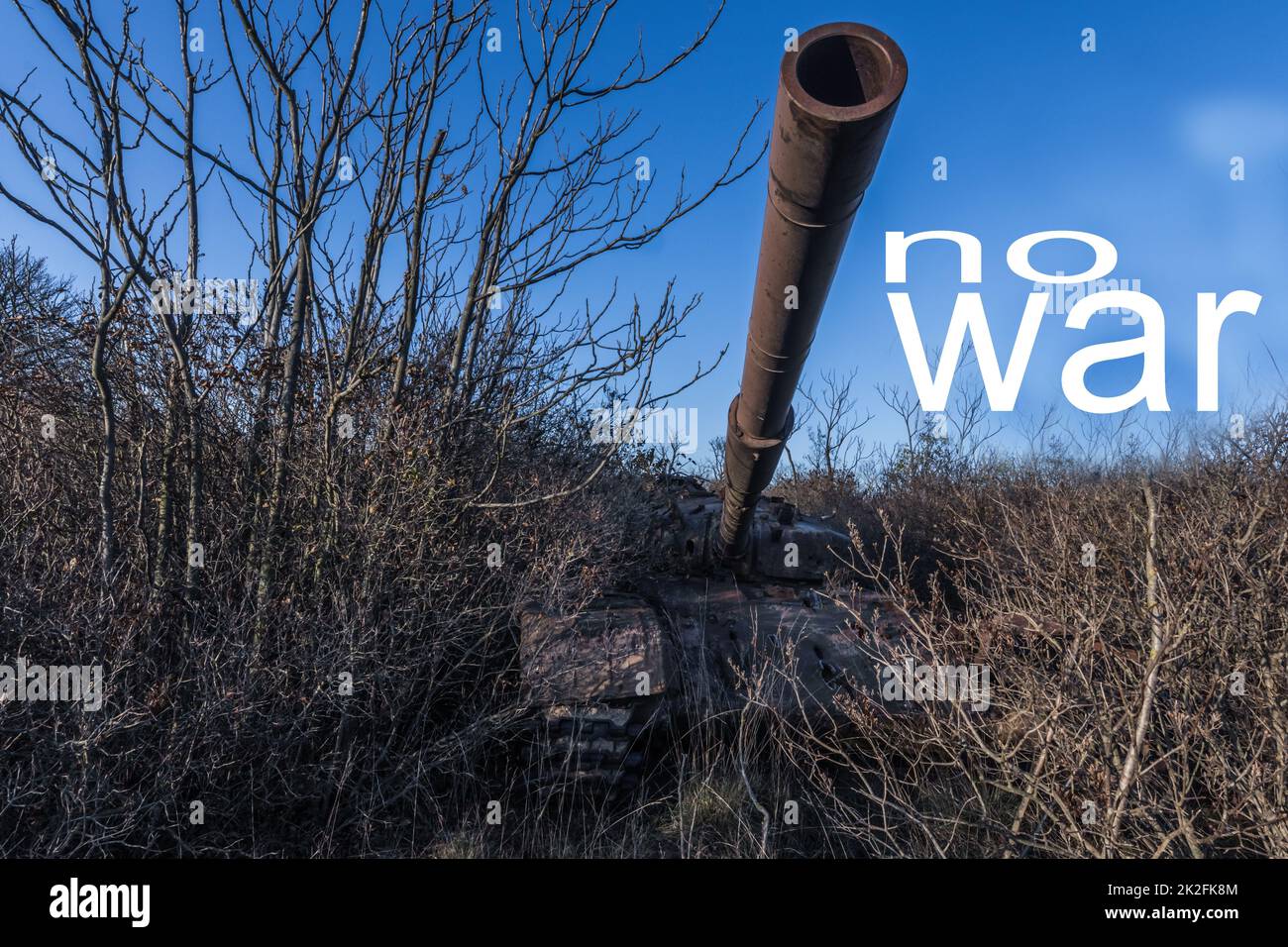 no war long rusty pipe from a old tank Stock Photo - Alamy